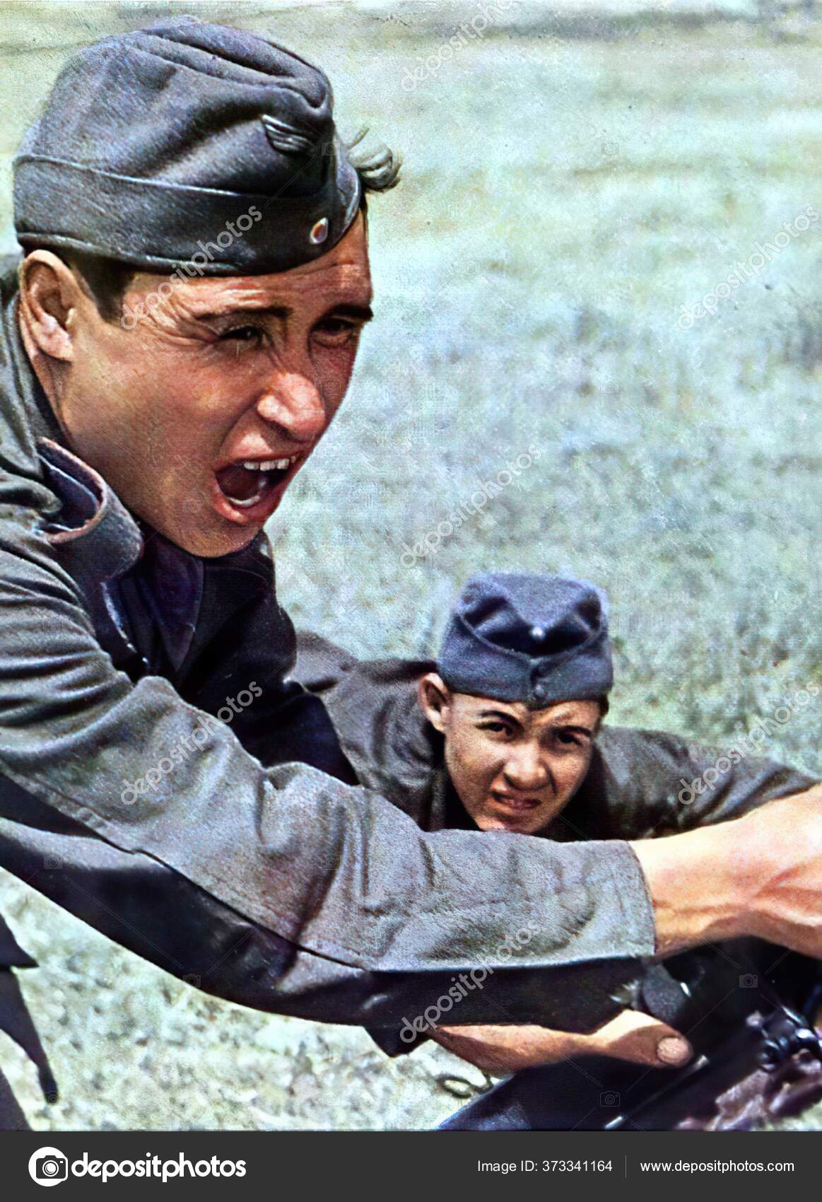 Nazi Soldiers In Color