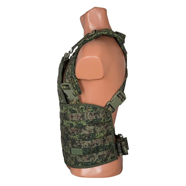 Camouflage, military body armor, mannequin — Stock Photo © Ra33 #143319821