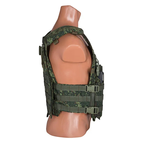 Camouflage, military body armor, mannequin — Stock Photo © Ra33 #143319821