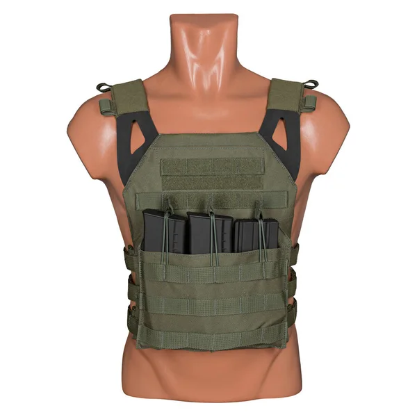 Camouflage, military body armor, mannequin Stock Photo by ©Ra33 143324675