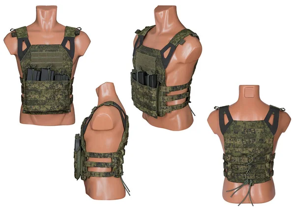 Camouflage, military body armor, mannequin Stock Photo by ©Ra33 143319937