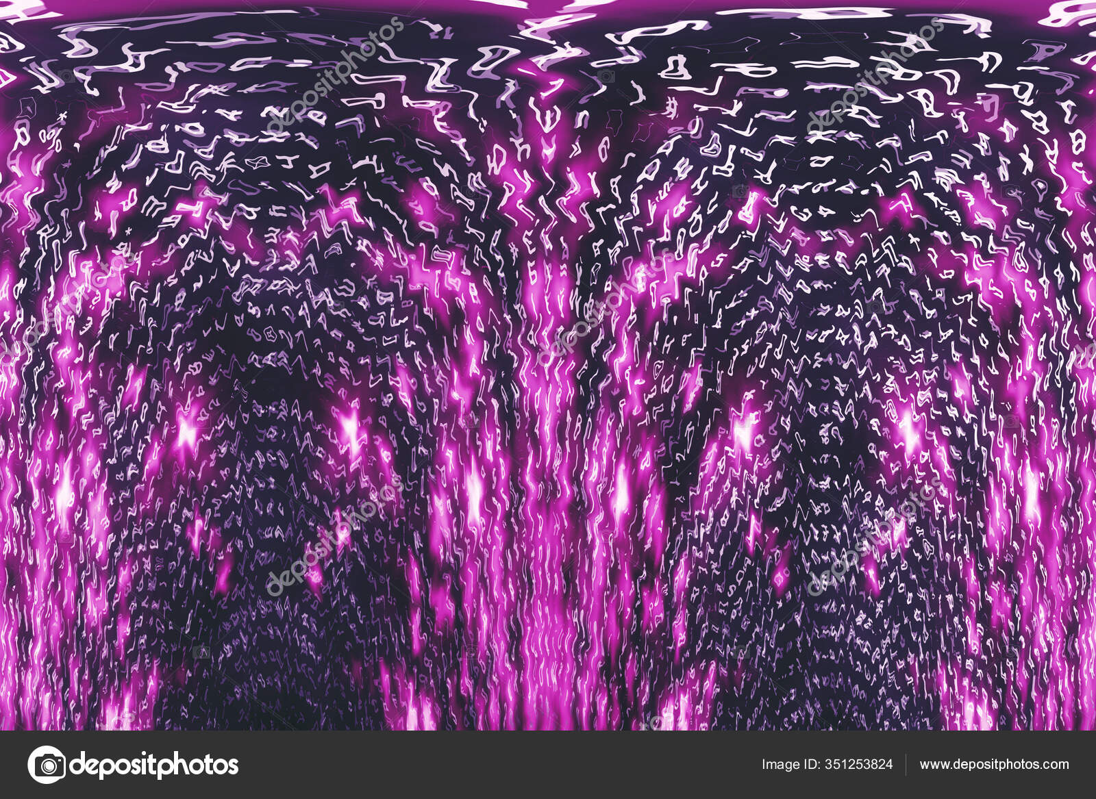 Pink Matrix Digital Background Distorted Cyberspace Concept Characters ...