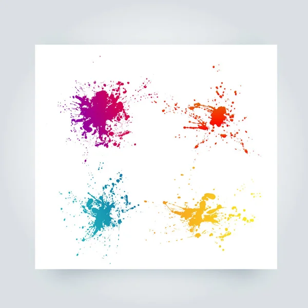 Color paint splashes — Stock Photo © 1507kot #12771359