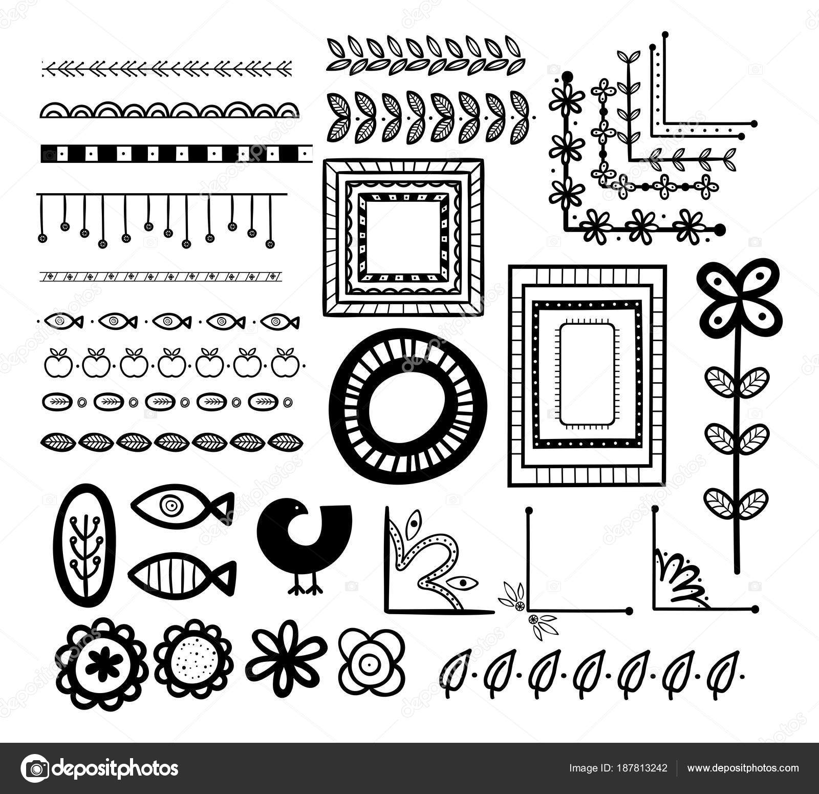 Hand Drawn Borders And Frames