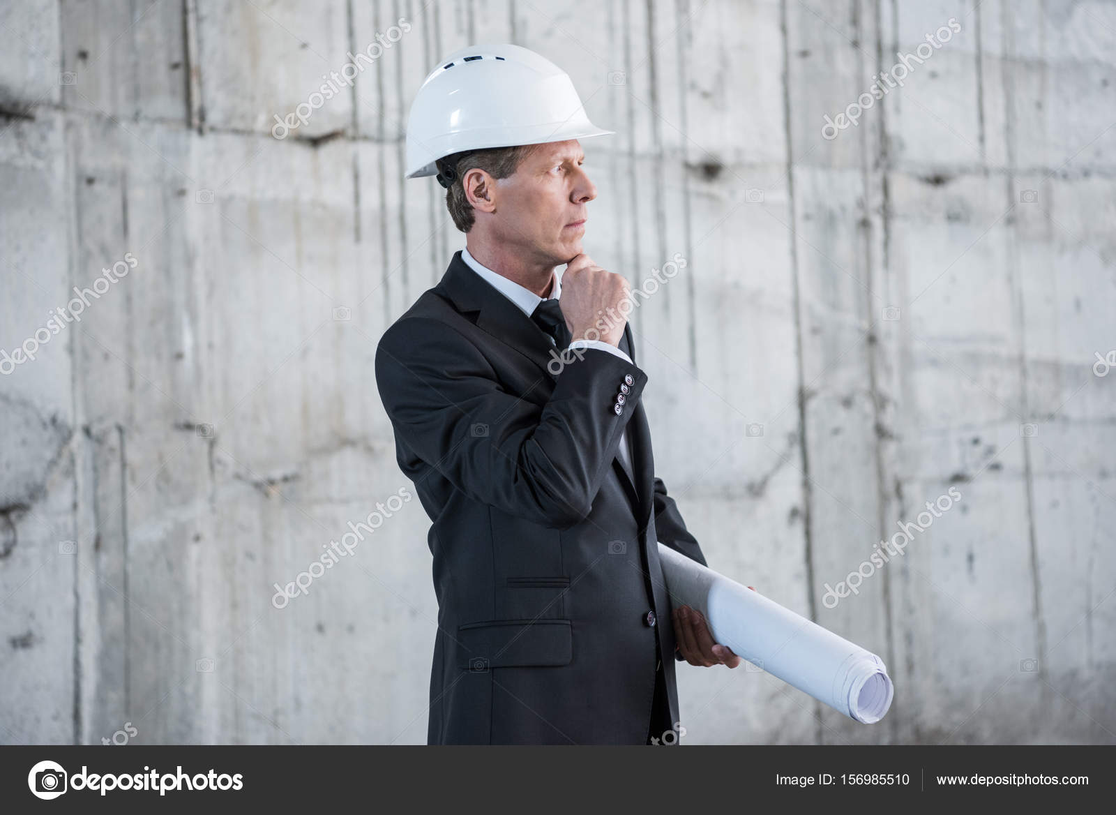 Professional architect at work — Stock Photo © NatashaFedorova #156985510
