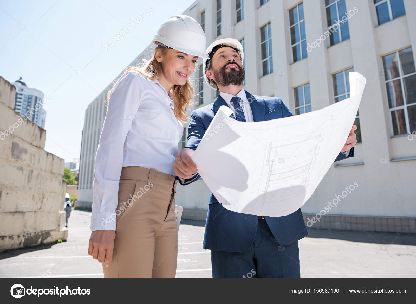 Professional architects at work — Stock Photo © NatashaFedorova #156987190