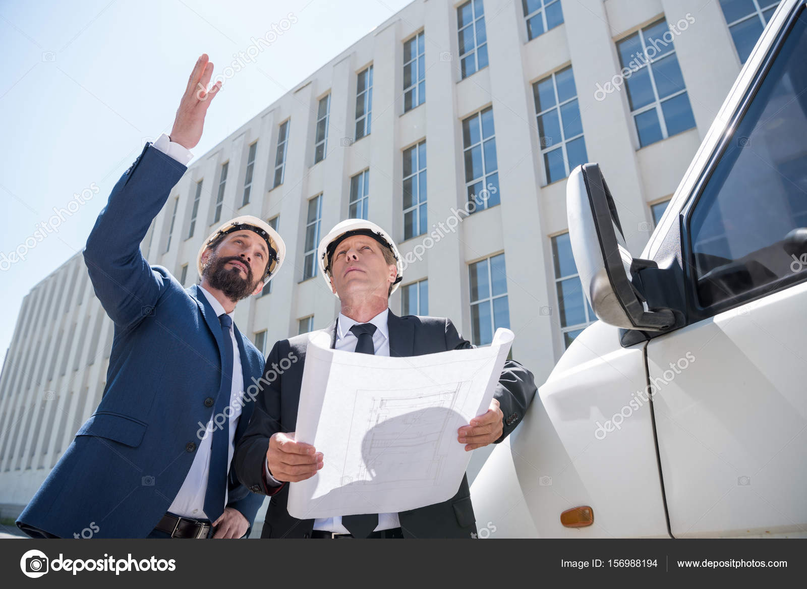 Professional architects at work — Stock Photo © NatashaFedorova #156988194