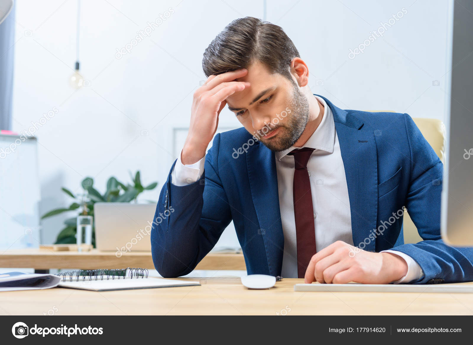 Confused Businessman