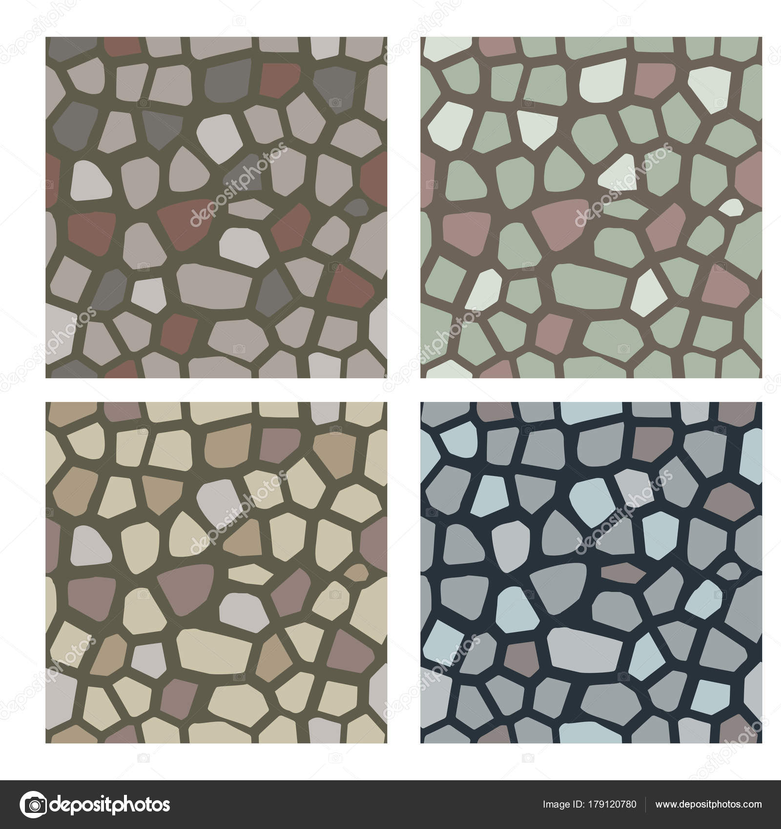 Set of stone textures Stock Vector Image by ©Amarylle #179120780