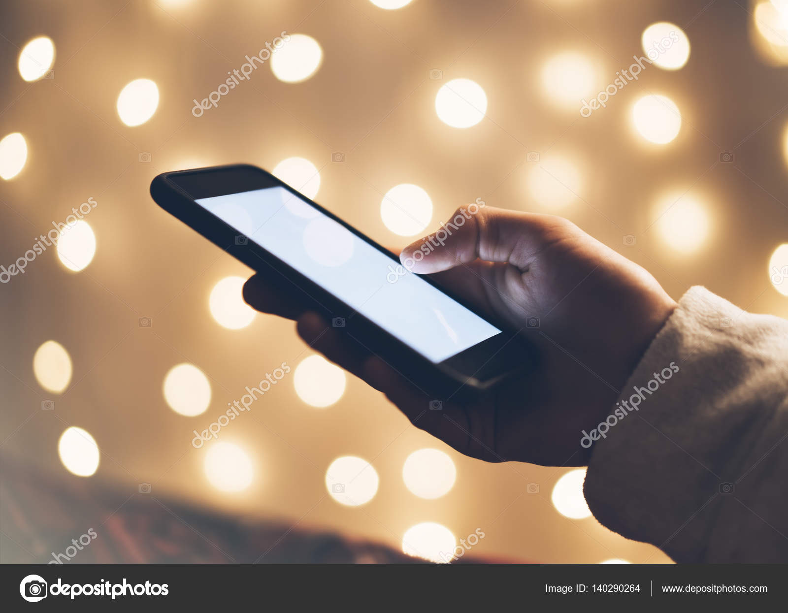 Smartphone with blue screen Stock Photo by ©Savenkomasha.gmail.com ...