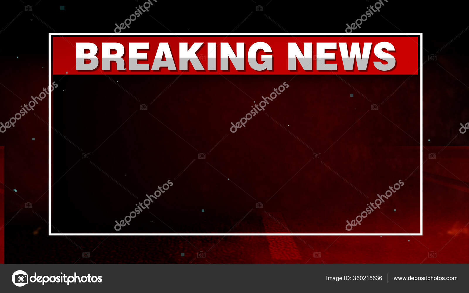 Breaking News Rendering Virtual Set Studio Chroma Footage Realize Your ...