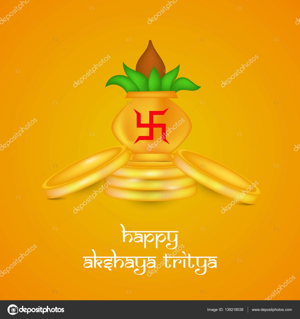 Llustration of elements for Akshaya Tritiya Stock Vector Image by ...