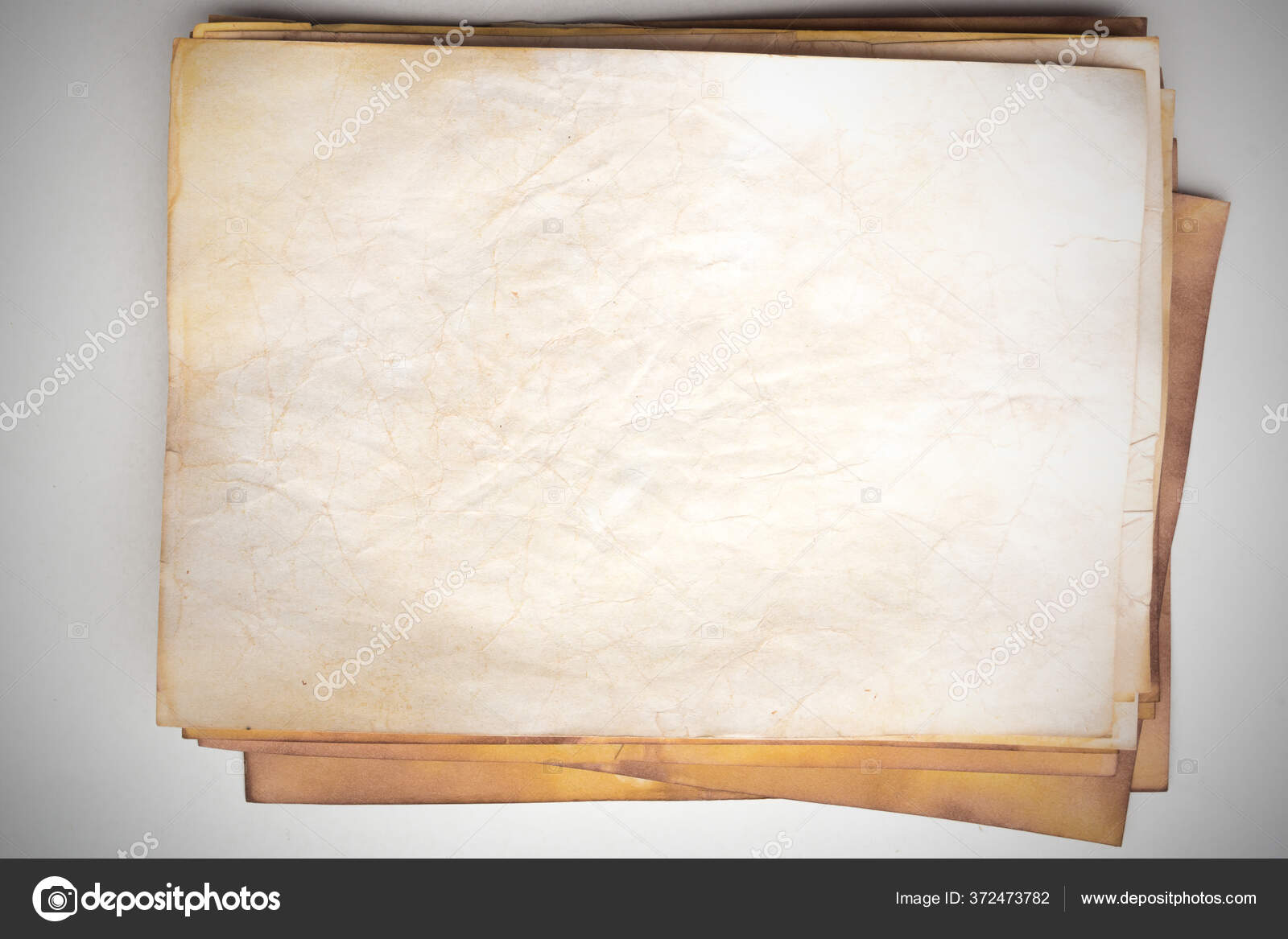 Aged Paper Sheet Blank Old Background Dust Dirty Stains Vintage — Stock ...