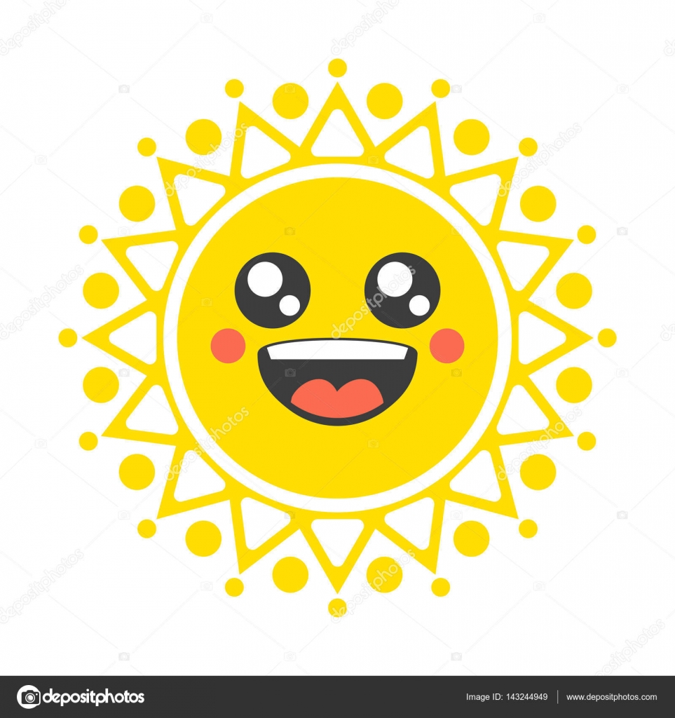 Smiling decorative sun. Symbol shrovetide. Stock Vector Image by ...