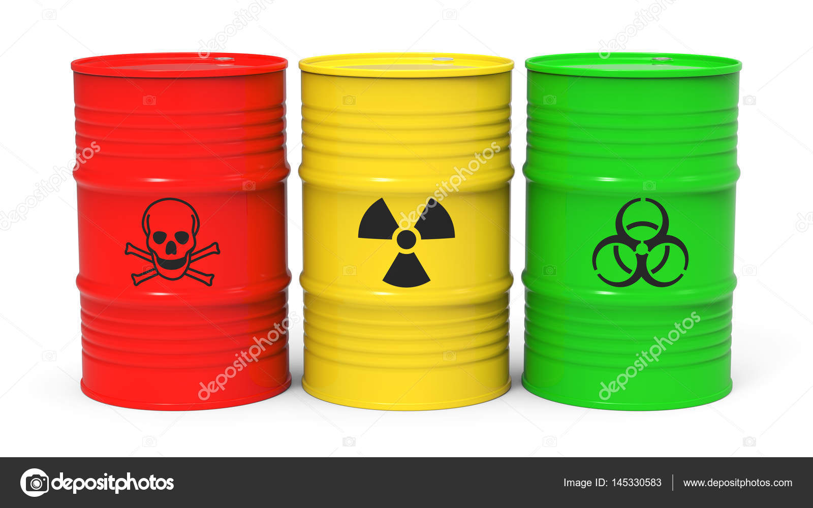 Spilled Toxic Waste Barrel