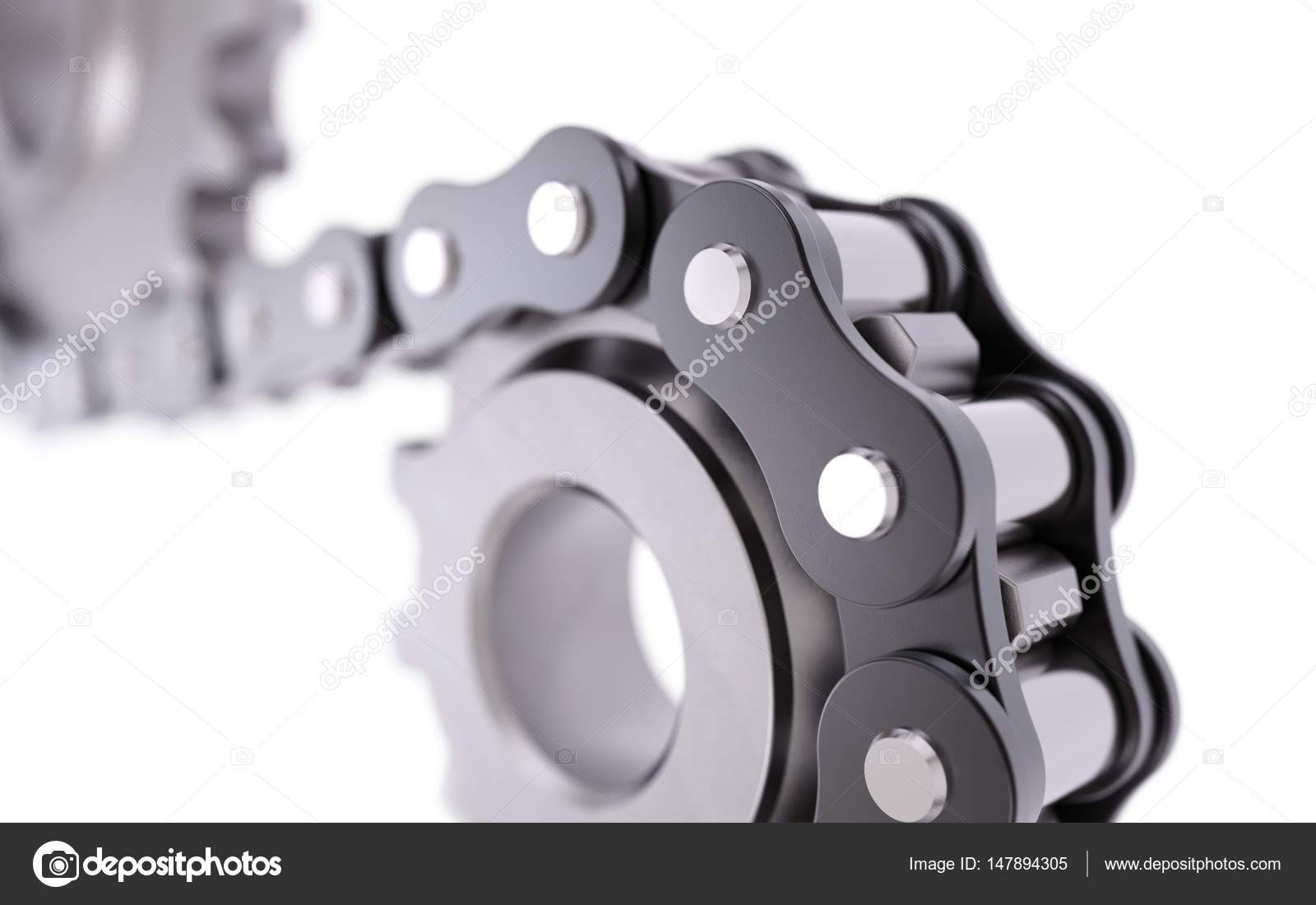 Chain with gear — Stock Photo © tom19275 #147894305