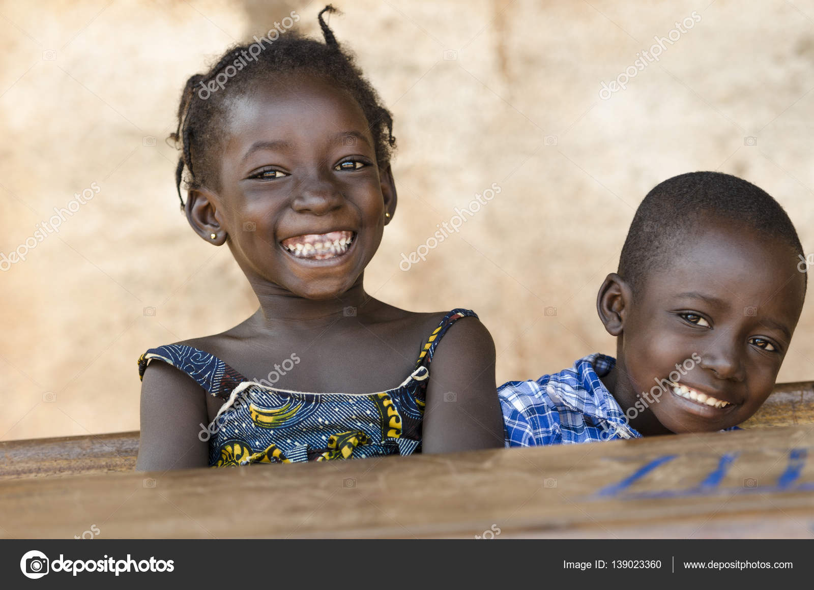 African Kids Smiling