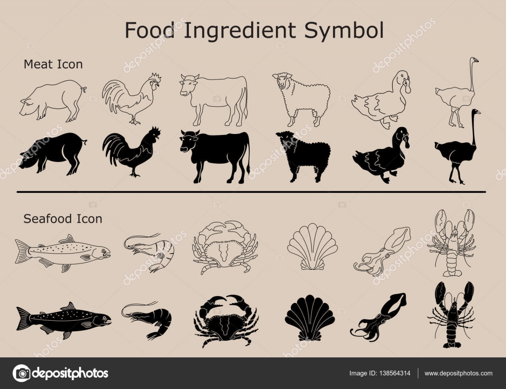 Food Ingredients symbol. Stock Vector Image by ©vectortone #138564314