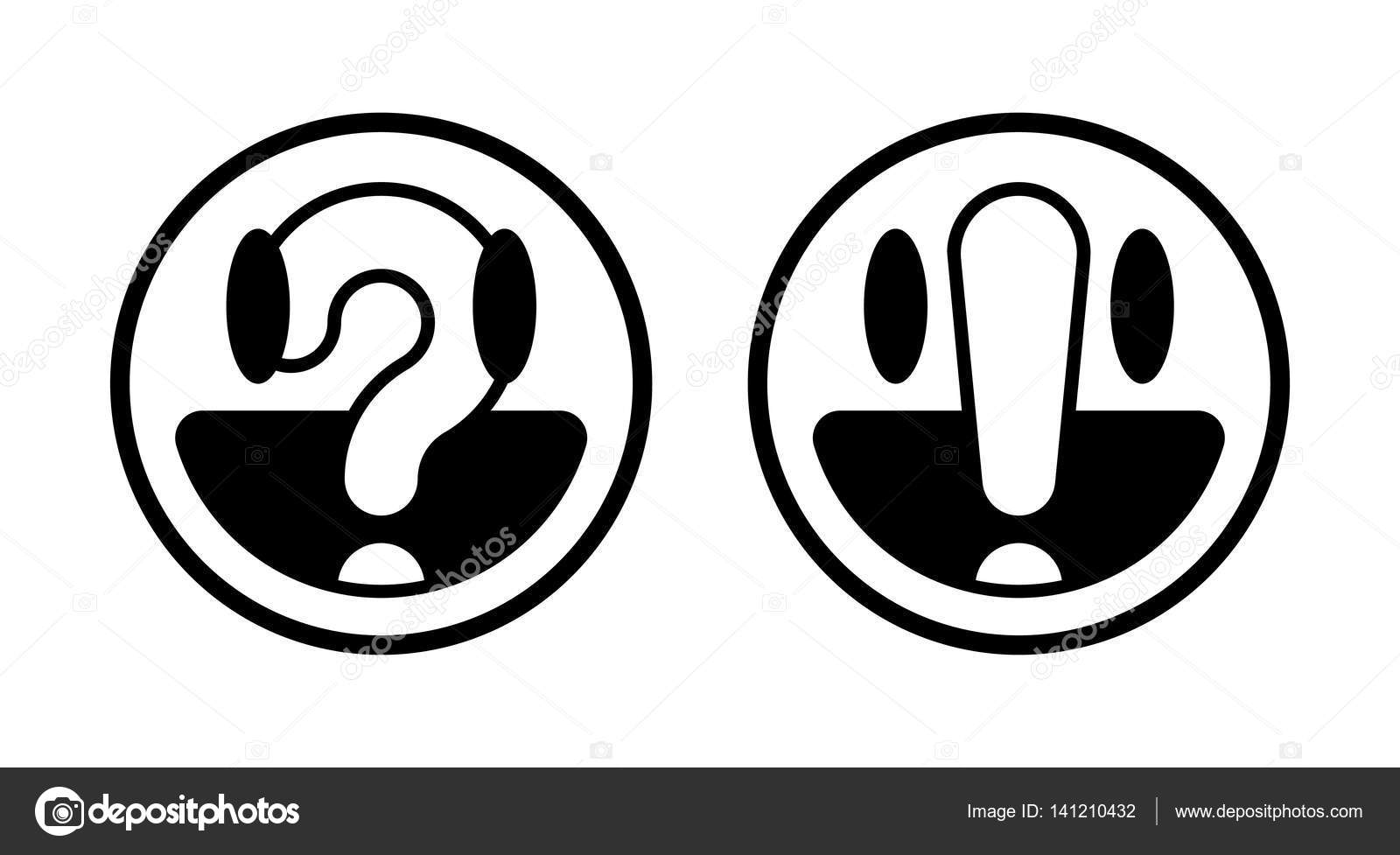 Smiley face question mark | Smiley face with question and exclamation ...