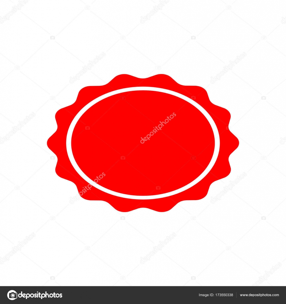 Oval seal stamp lace. Vector Stock Vector by ©stv73 173550338