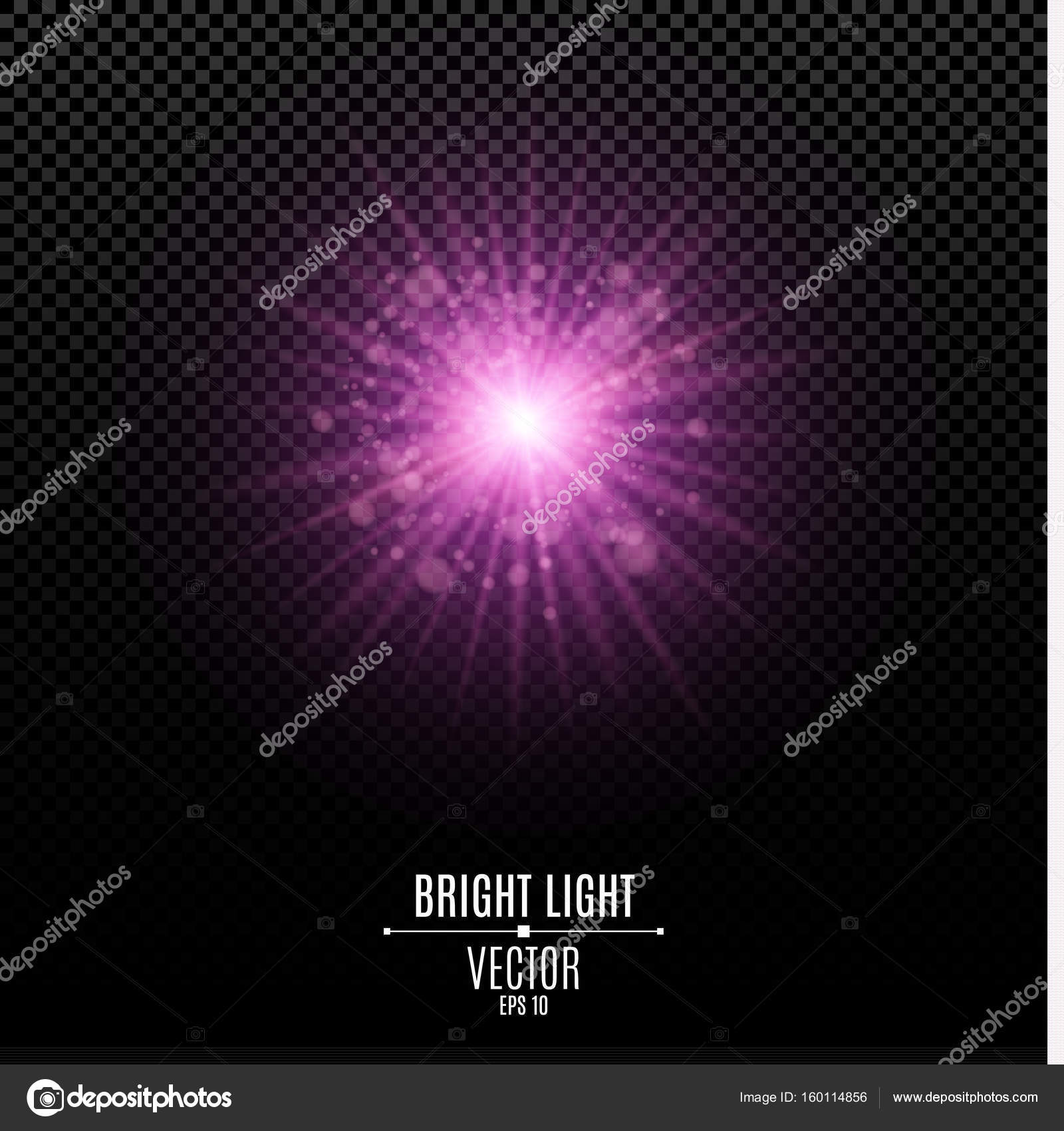 A bright star of a purple color. Purple flash of light. Abstract purple ...