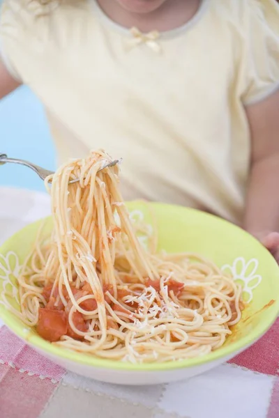 Kids eating spaghetti Stock Photos, Royalty Free Kids eating spaghetti ...