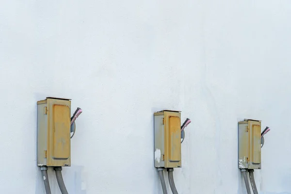 Electric control box and concrete and old and electrical power control ...