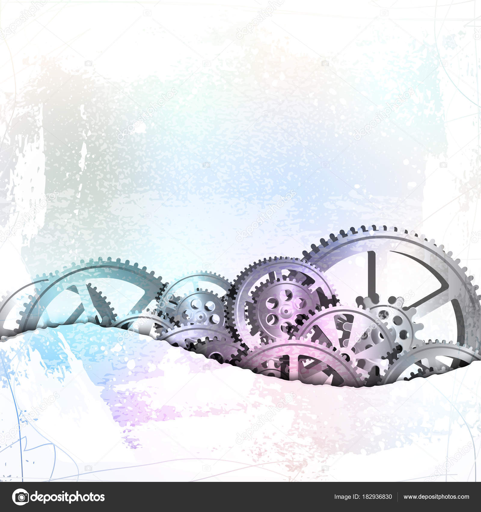 Colored gears 01 Stock Vector Image by ©dyha1965 #182936830