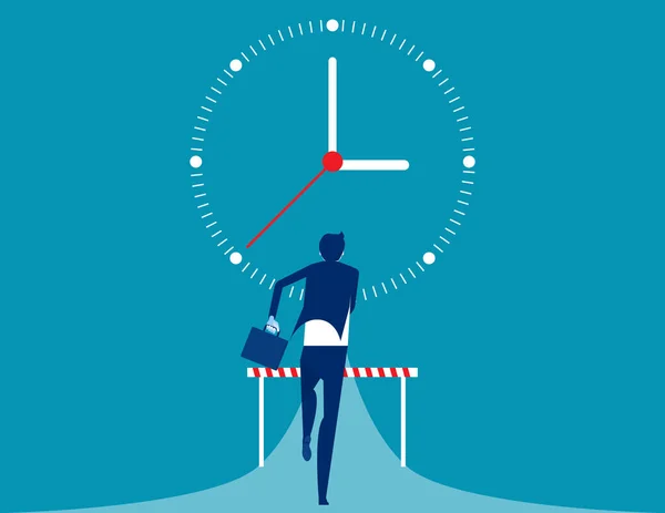 Race against time Vector Art Stock Images | Depositphotos