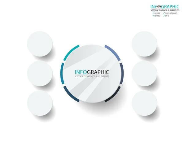 6 step infographic Vector Art Stock Images | Depositphotos