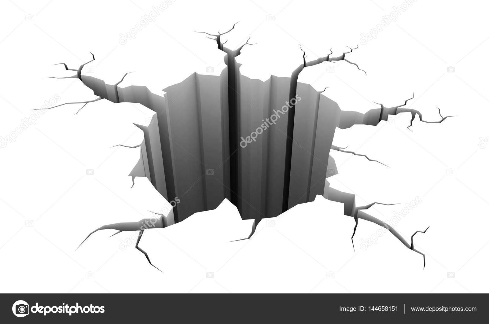 3d circular hole in the ground Stock Photo by ©sirgunchik 144658151