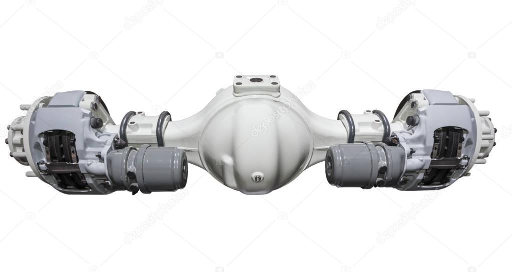 Rear axle of a truck Stock Photo by ©philipus 128948852