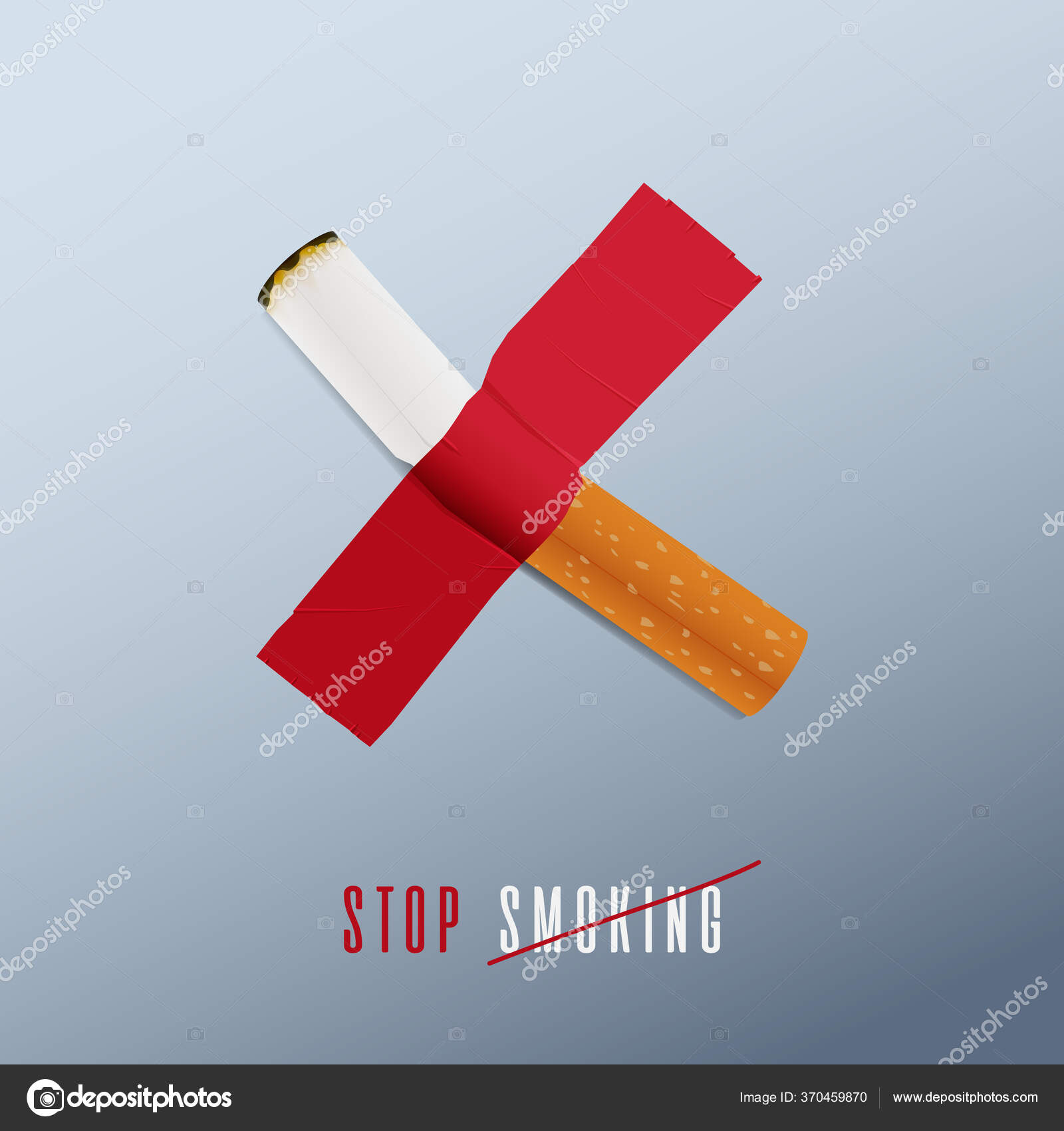 Roken Doodt Poster Stoppen Met Roken Campagne; Een Gezamelijk