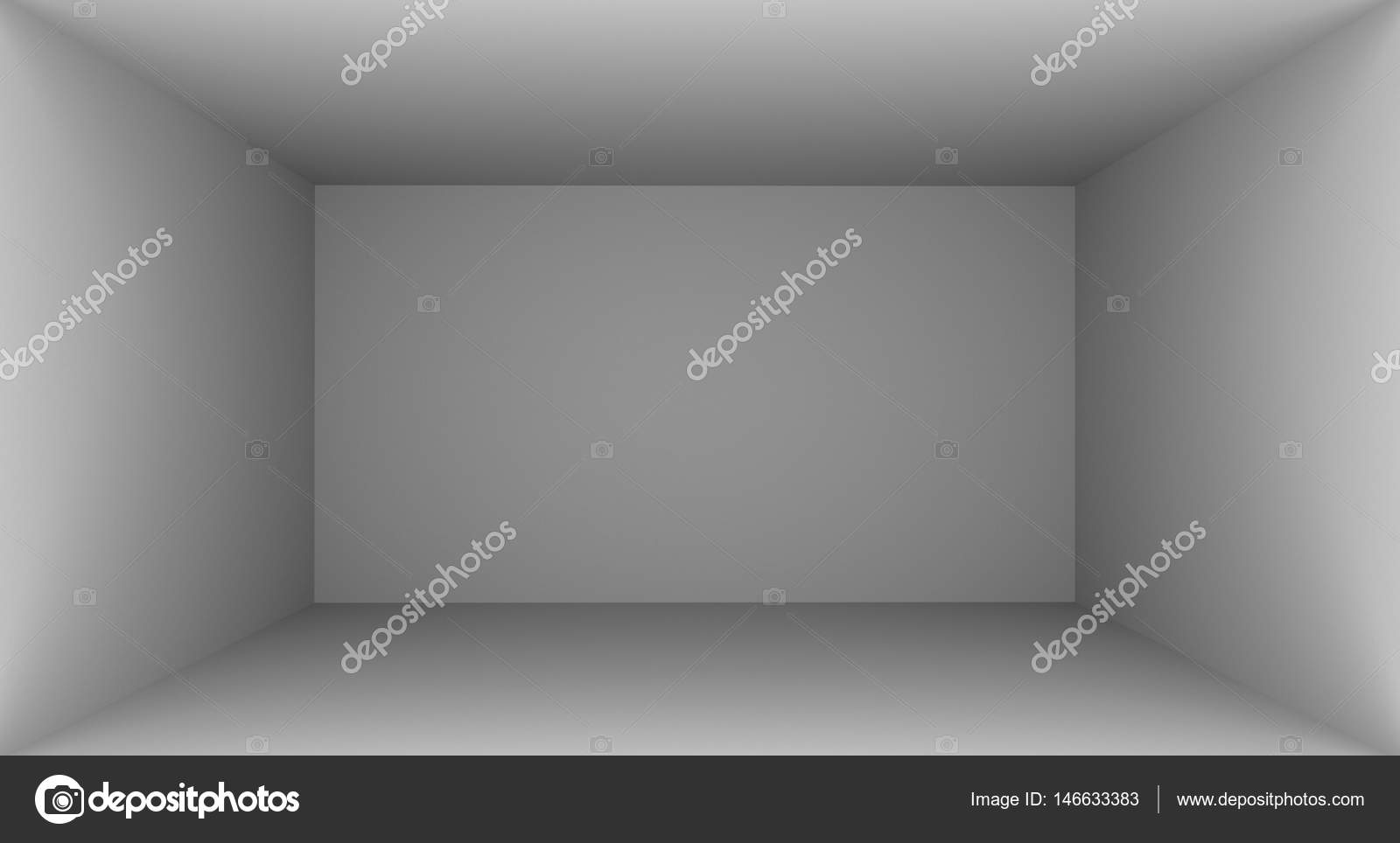 3D Rendering Grey empty room, interior illustration Stock Photo by ...