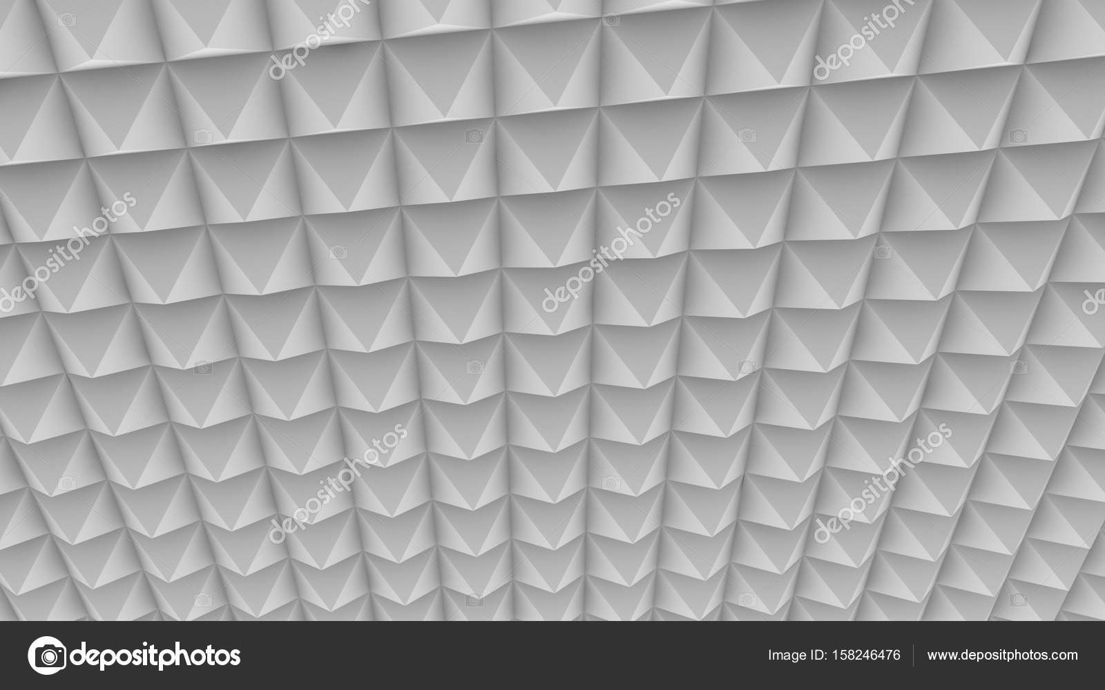 Pyramid geometric pattern, 3D rendering illustration — Stock Photo ...