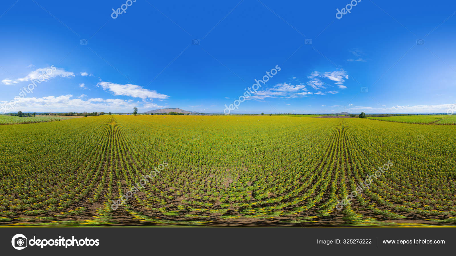 360 panorama by 180 degrees angle seamless panorama view of aeri Stock ...