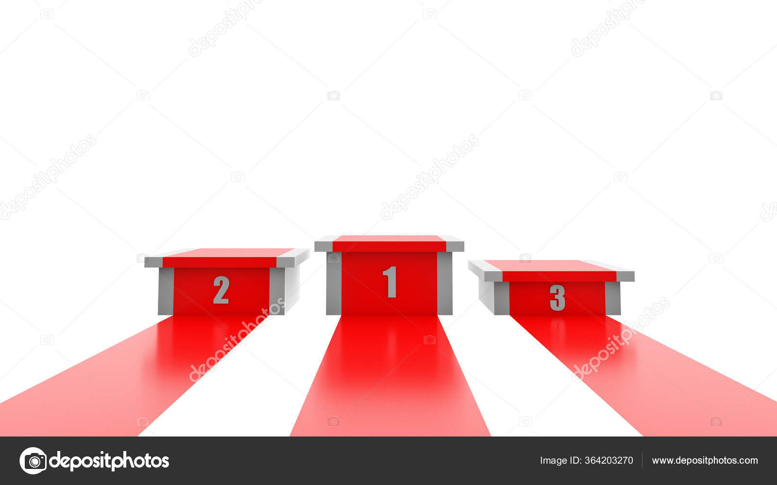 Empty Winners Podium