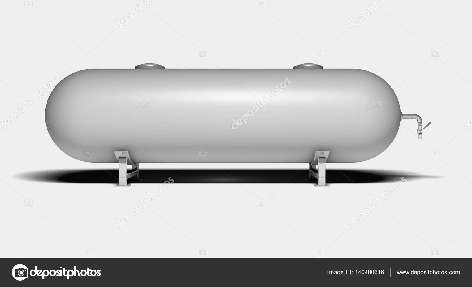 Gas tank 3d render — Stock Photo © erserg #140480616