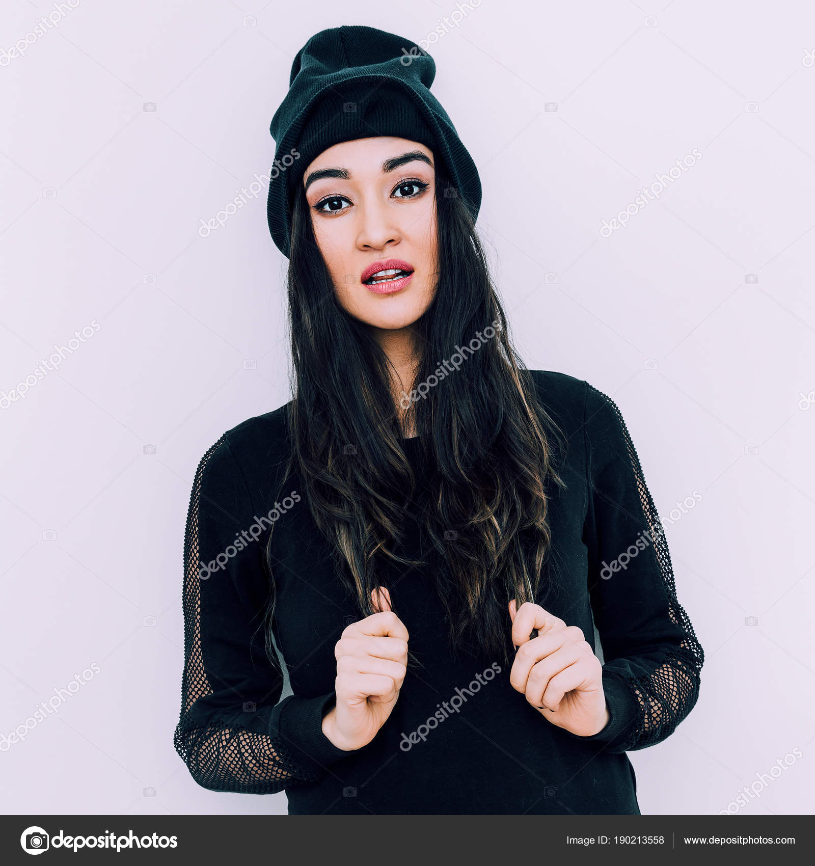 Girls Wearing Beanies Swag