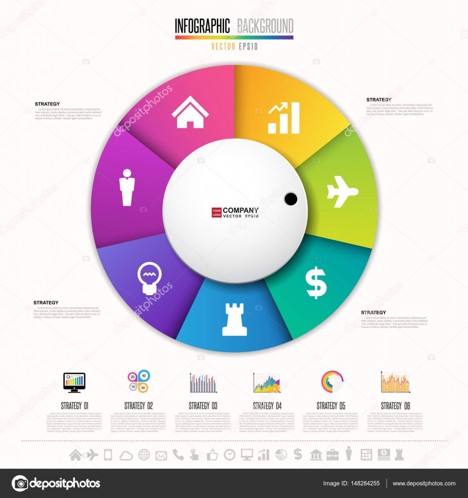 Design of Timeline with icons Stock Vector by ©kanate 148284255