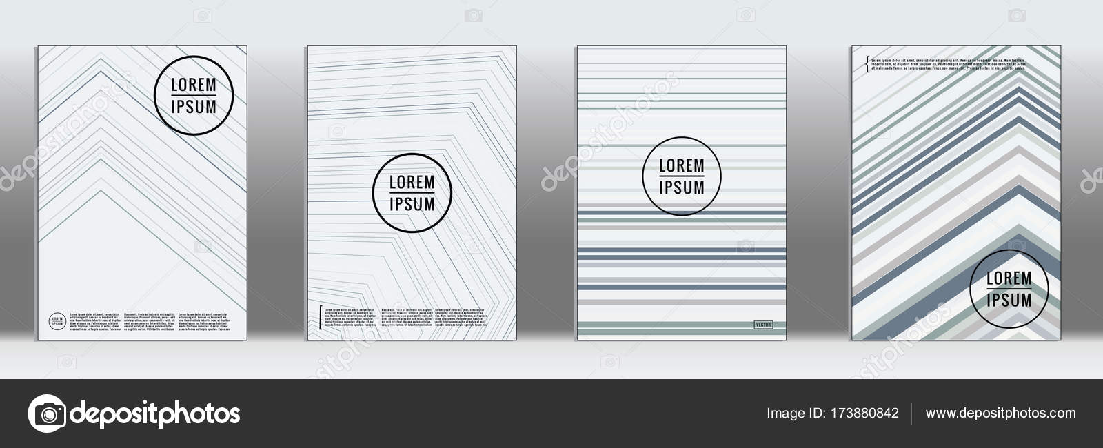 Vector geometric line pattern for poster design. Stock Vector by ...