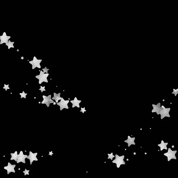 Silver Star Confetti Stock Vector Image By ©exoticvector 180872838
