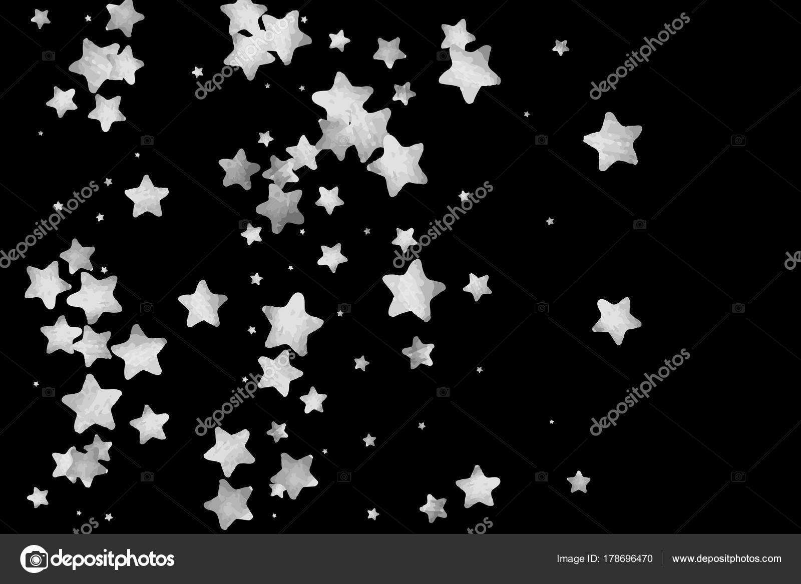Silver Star Confetti Stock Vector By ©exoticvector 178696470