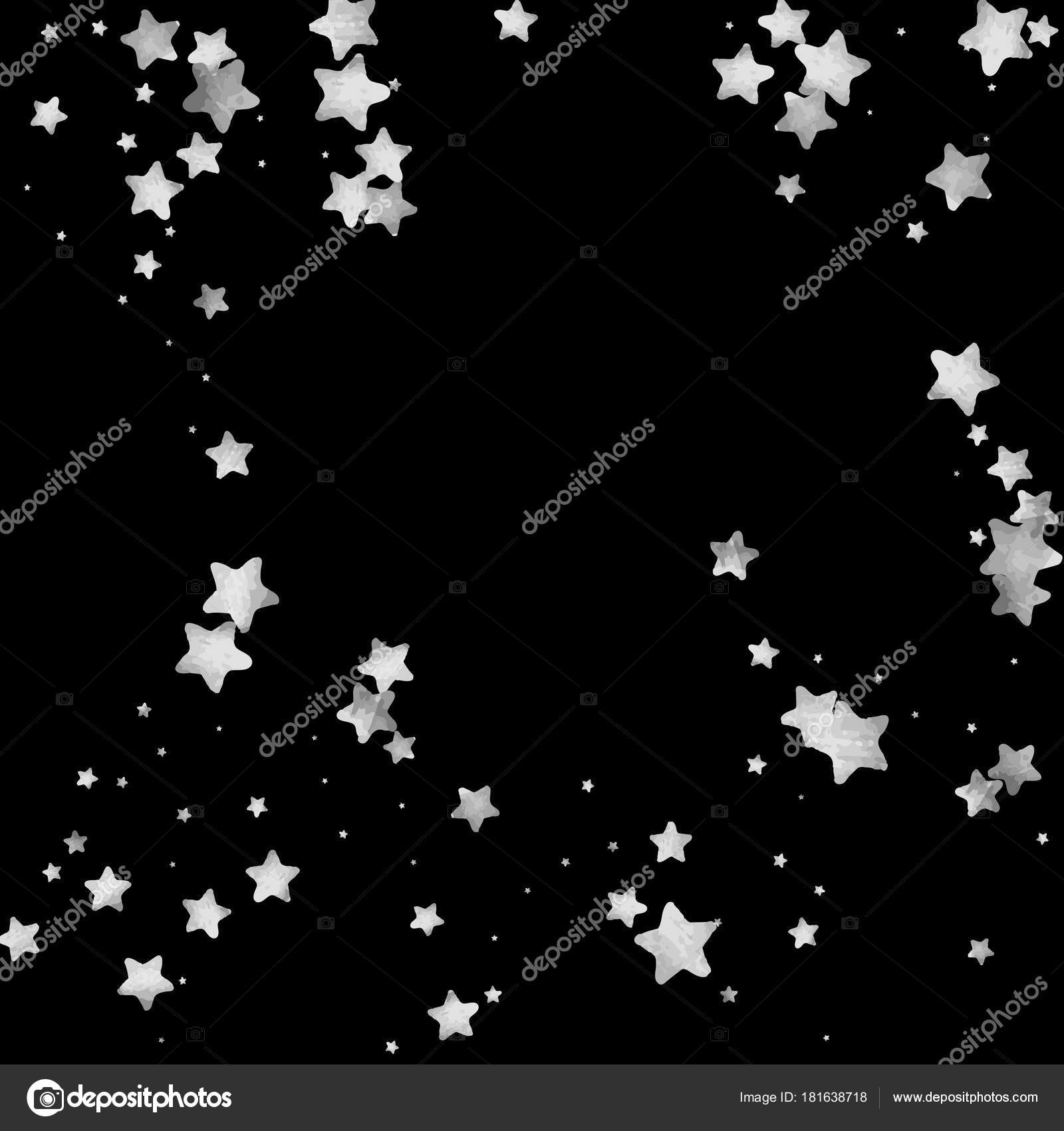 Silver Star Confetti Stock Vector Image By ©exoticvector 181638718