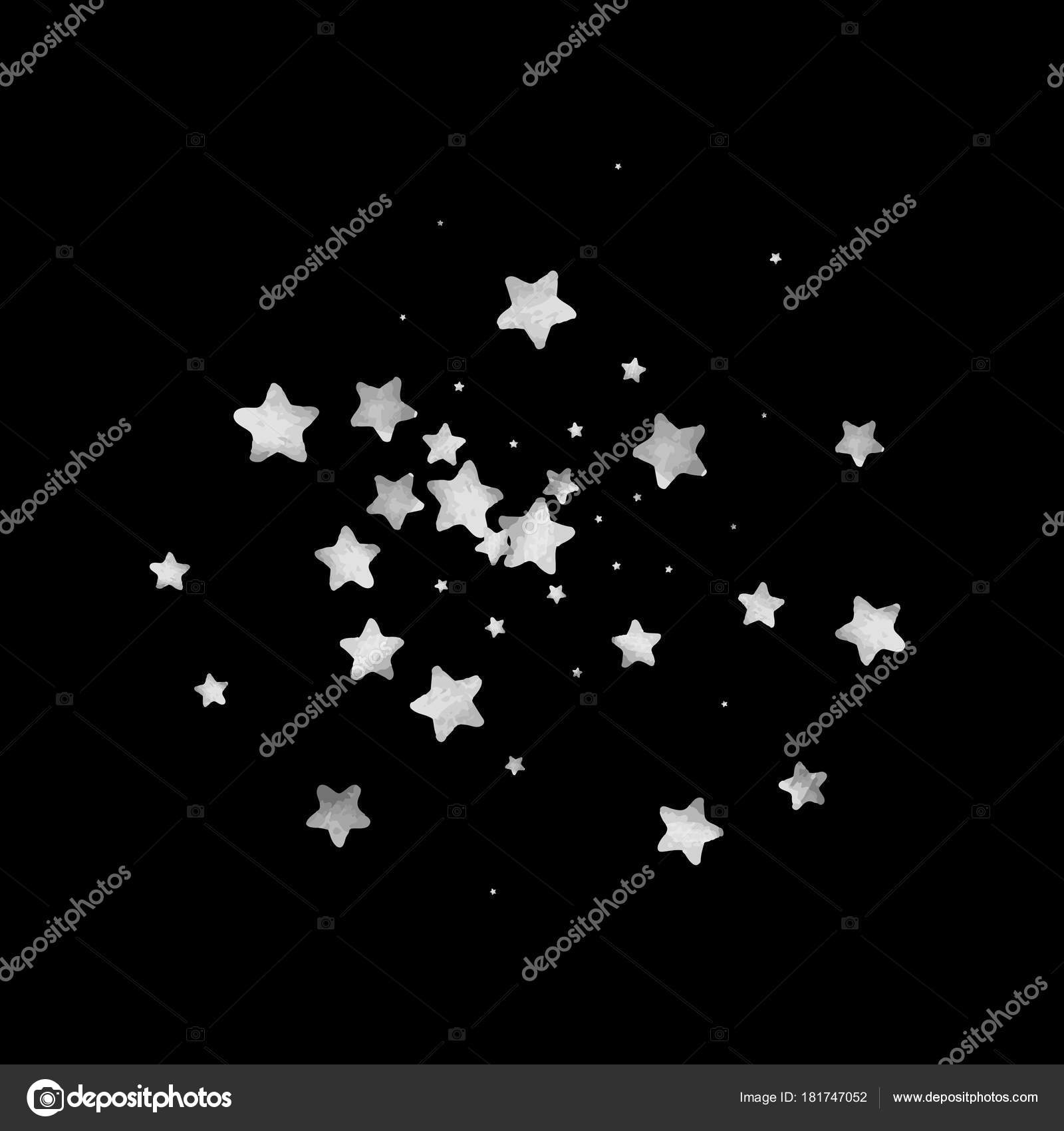 Silver Star Confetti Stock Vector Image By ©exoticvector 181747052