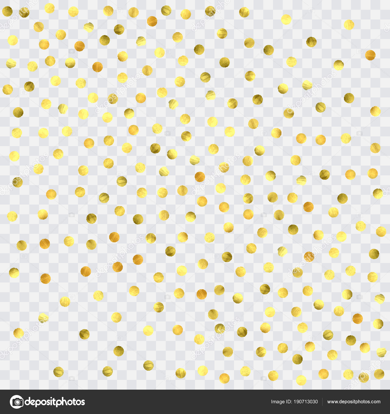 Round gold confetti. Stock Vector Image by ©ExoticVector #190713030