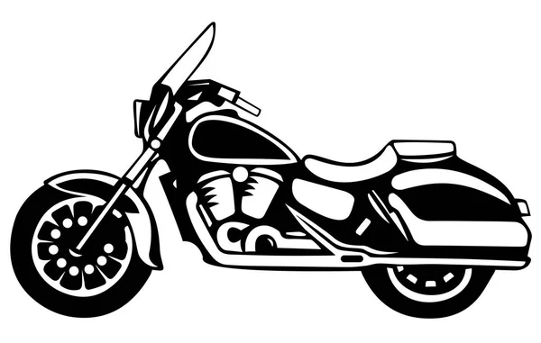 Motorcycle Cruiser Vector