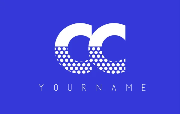 SC S C Dotted Letter Logo Design with Blue Background. Stock Vector Image by ©ankreative #156175076