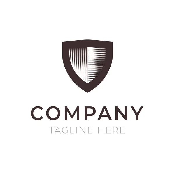 Shield security logo design vector. Security guard symbol icon. Stock ...