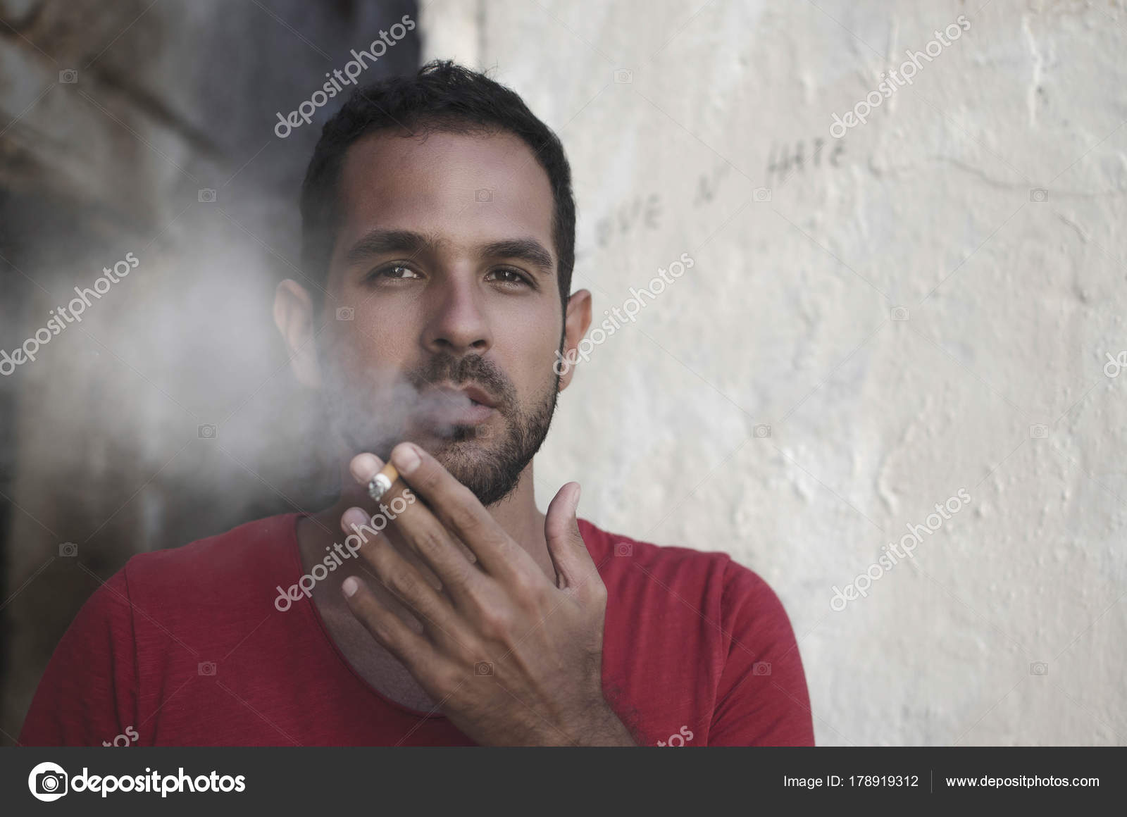 Arab Smoking Cigarettes